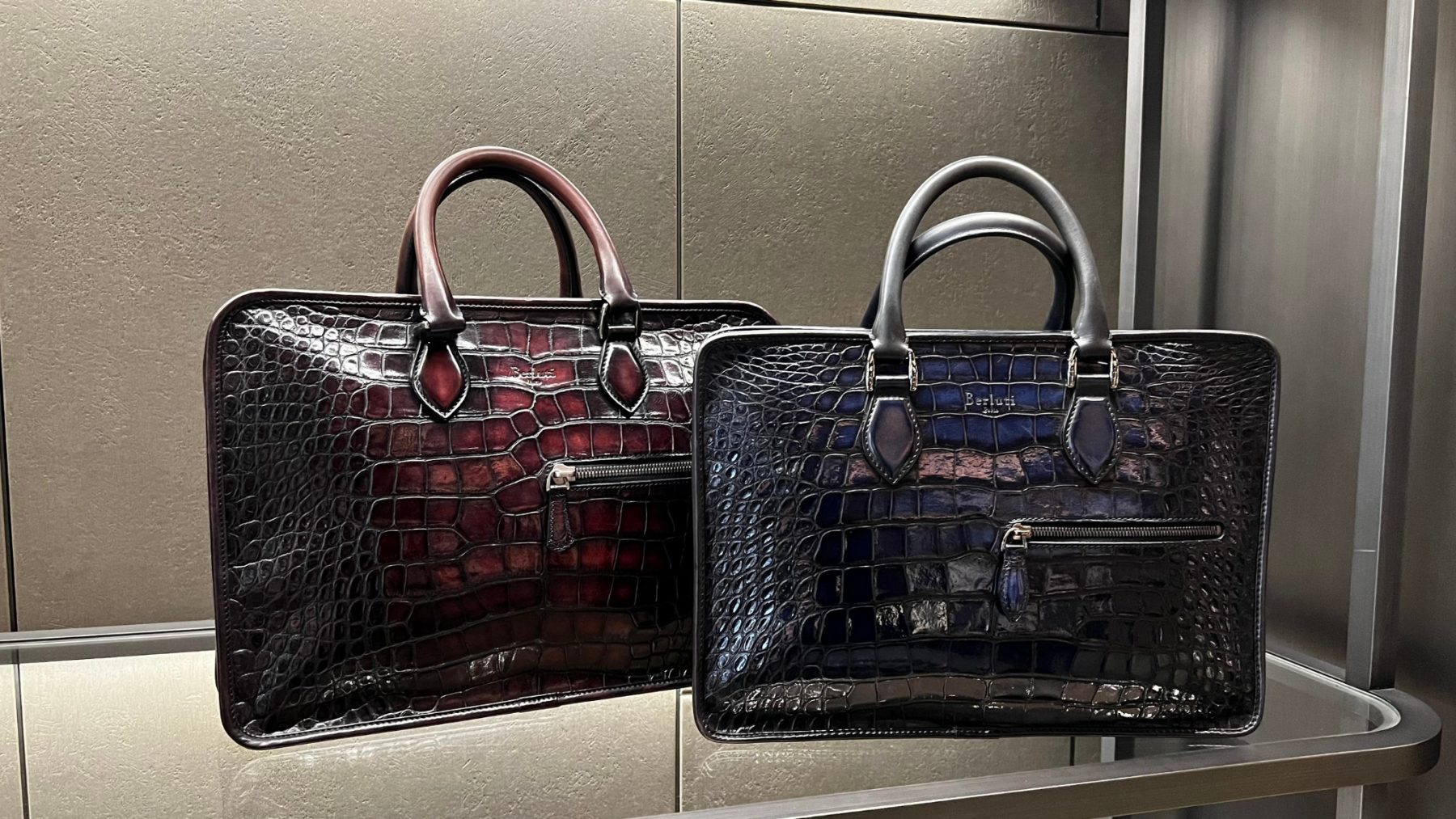 The Statement Makers: Berluti Alligator Leather Pieces - Time International