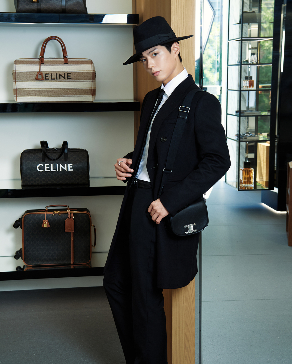 Danielle and Park Bo Gum Attended the CELINE Store in Japan