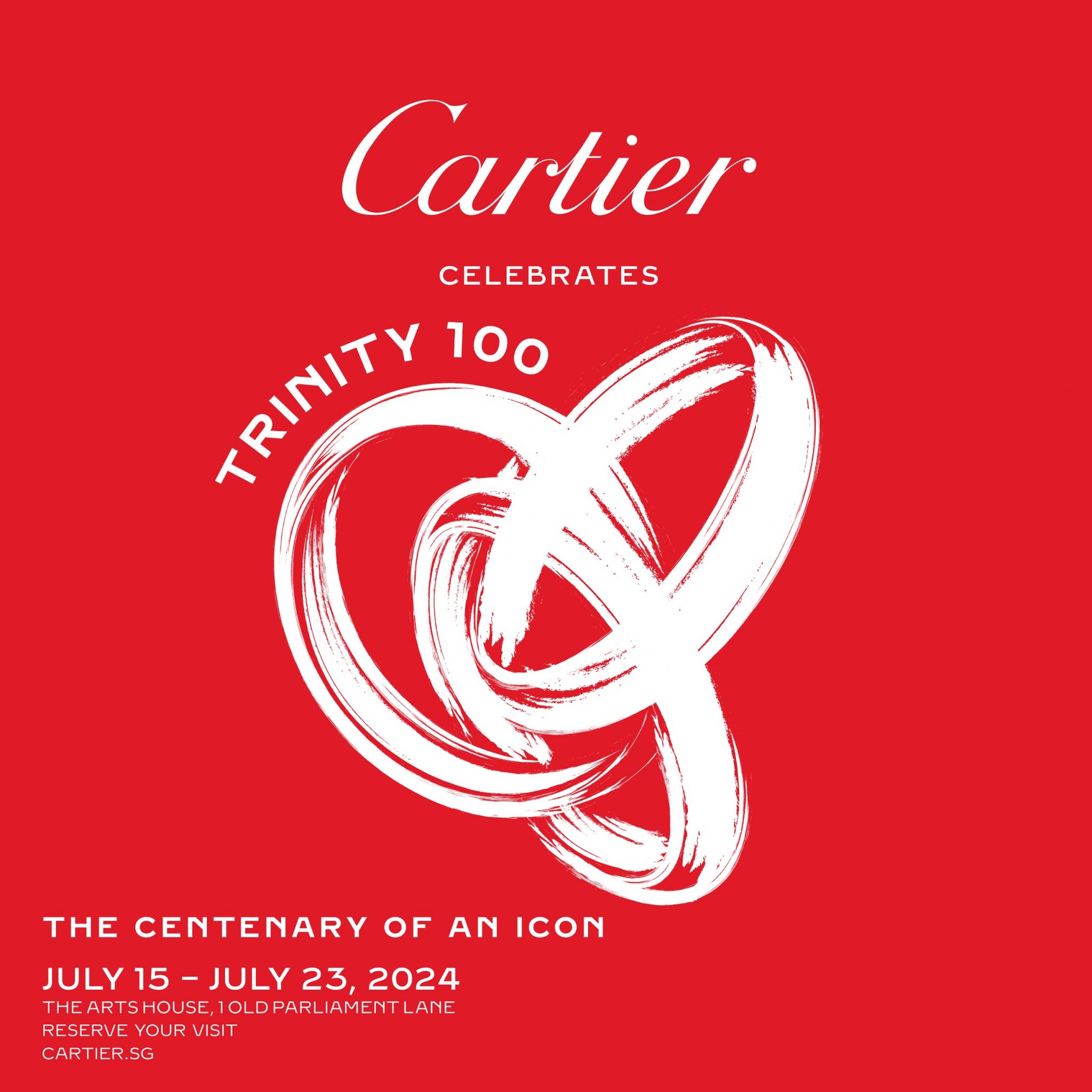 Cartier Presents the TRINITY 100 POP-UP in Singapore