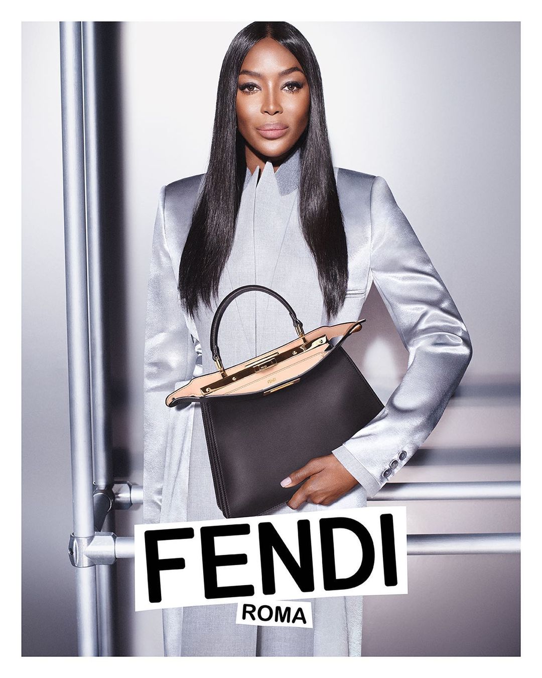 Naomi Campbell for FENDI In Love With My Peekaboo Campaign