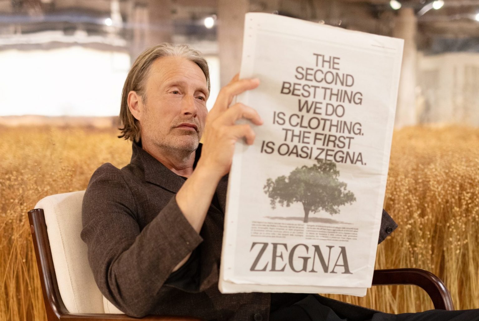 ZEGNA Unveils "Villa Zegna": An Oasis of Linen in Shanghai