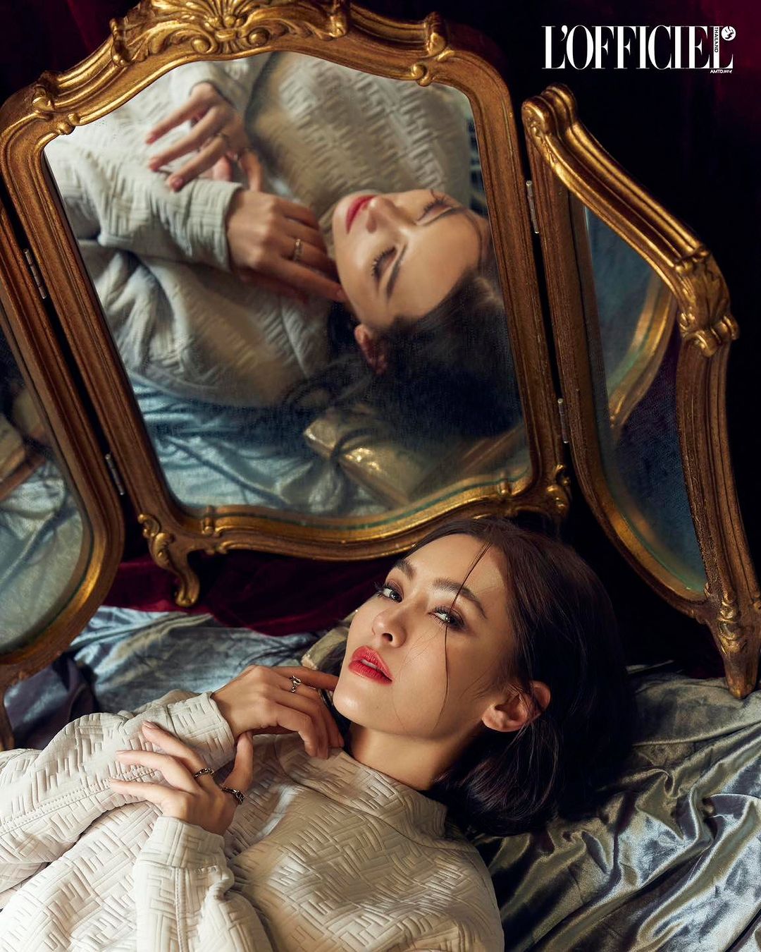 Bella Campen Wears FENDI Winter for L'Officiel Thailand